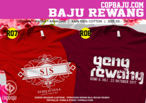 Design Readymade Baju Rewang | Kedai Cetak Baju Online | Printing T ...