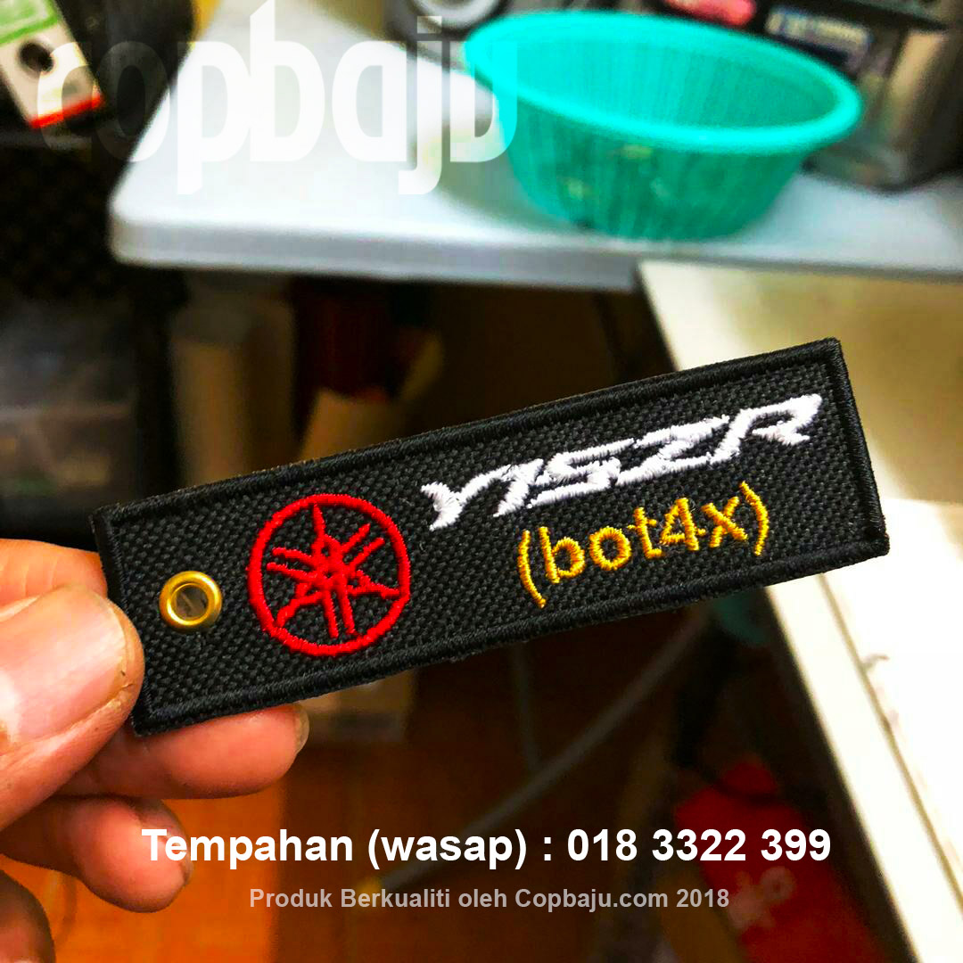 Keychain Sulam Viral Kereta Motor Embroidery - Kedai Cetak Baju Online ...